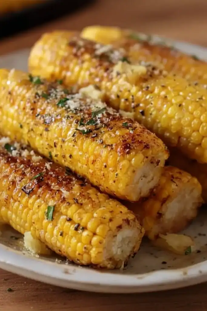 Oven Roasted Corn on the Cob with Herbs - Recipestang